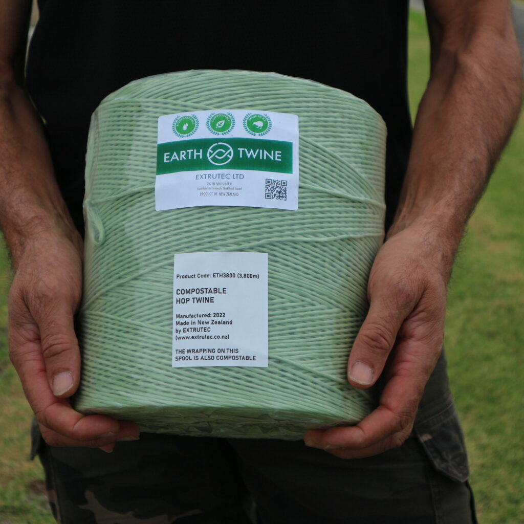EARTHTWINE Compostable Twine, Green 3,800m spool - Extrutec