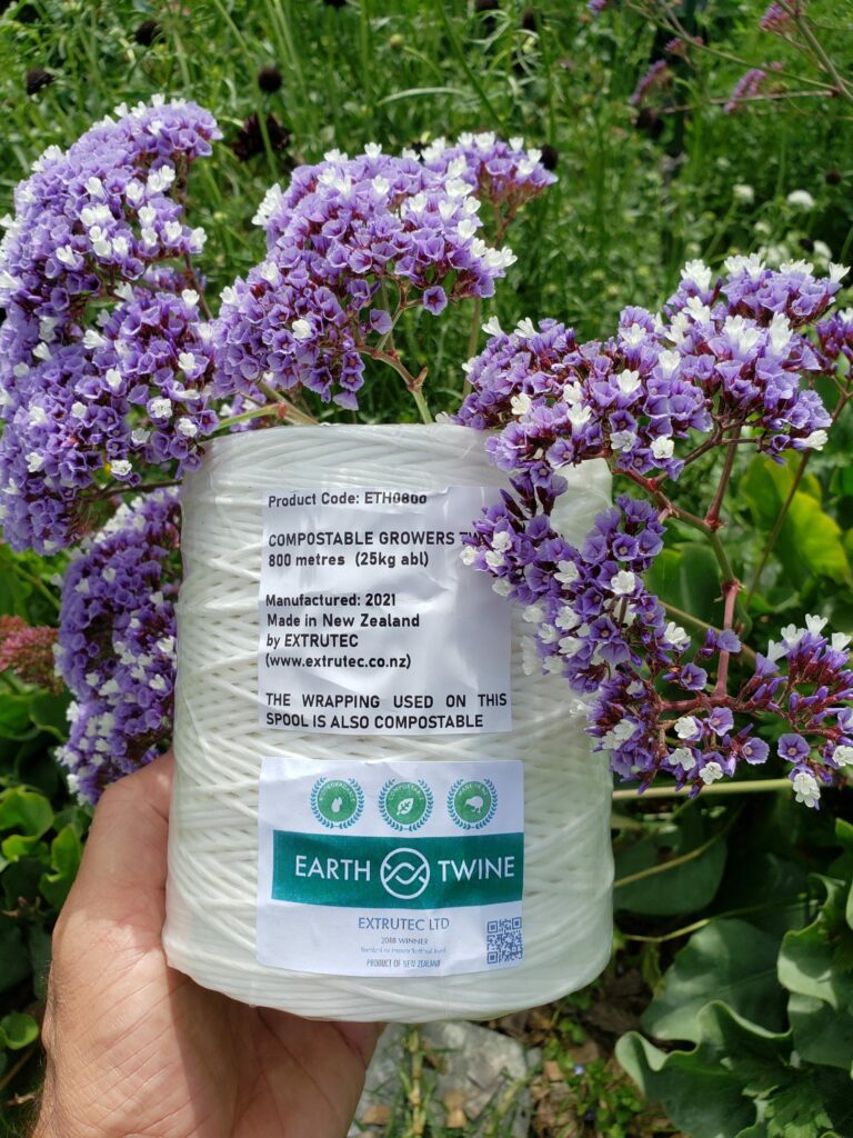 EARTHTWINE Compostable Twine, White 800m spool - Extrutec